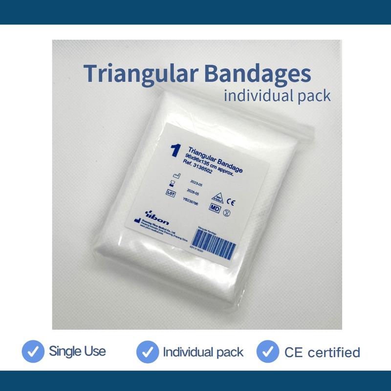 [SG Ready Stock] YIBON Non-Woven Triangular Bandage (95cm x 130cm ...