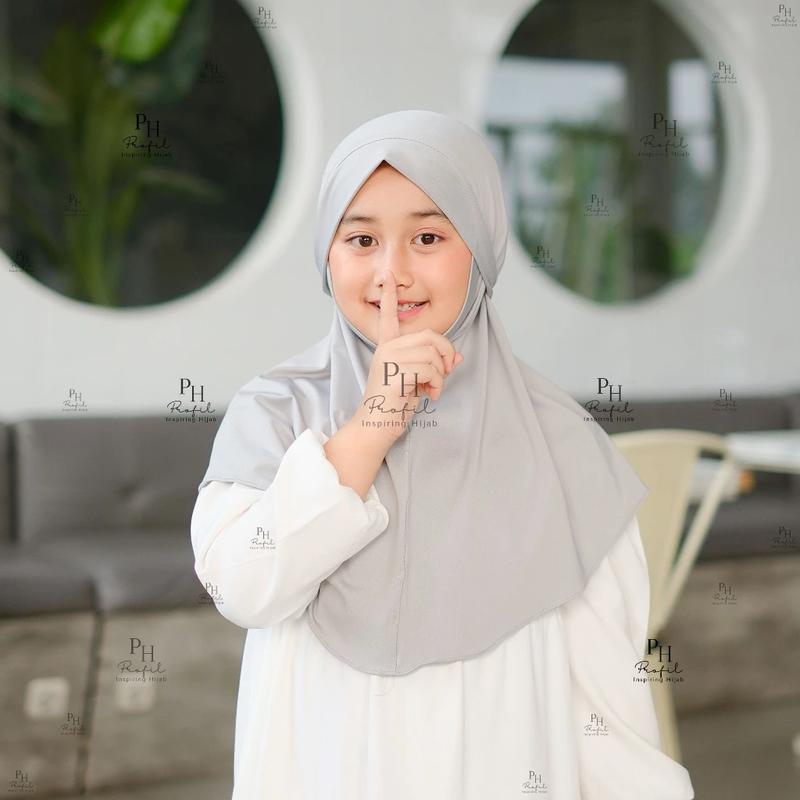 Malay Hijab Chin for Teenagers Ages 4-10 Years Premium Spandex - TikTok ...