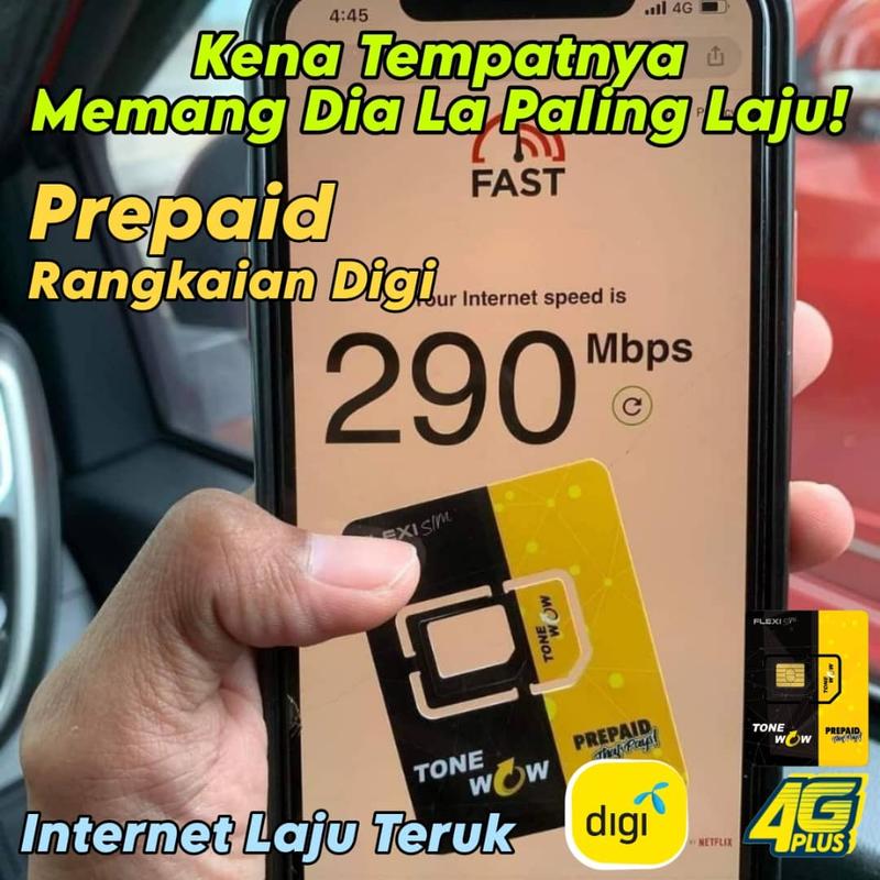SIMKAD TONEWOW PREPAID BY DIGI (SPECIAL SIM KALAU ADA WIFI UNLIMITED ...