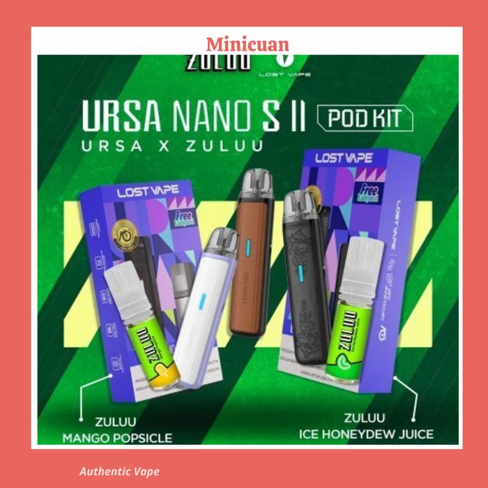 Jual DEVICE URSA NANO S II POD KIT 1000mAh 25W By ZULLU X Lost Vape ...