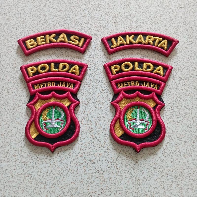Patch bordir timbul metro jaya dan lokasi Aksesoris - Shop | Tokopedia