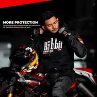 Jual Rabbit And Wheels Hoodie Mesh Motorsport Protector 2024 Jaket ...