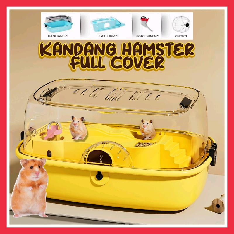 KANDANG HAMSTER JUMBO《MODEL KOTAK PORTABLE》 - Shop | Tokopedia