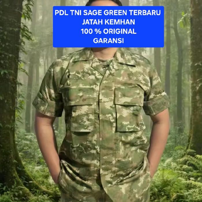 Jual PDL TNI TERBARU SAGE GREEN JATAH TNI & KEMHAN 100% ASLI JATAH ...