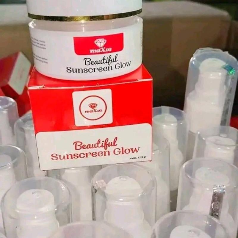 Sunscreen glowing Beauty maxie spf 50 - Shop | Tokopedia