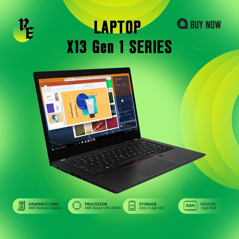Laptop x13 Gen 1 Series AMD Ryzen 5 PRO 4650U RAM 16gb SSD upto - Shop ...