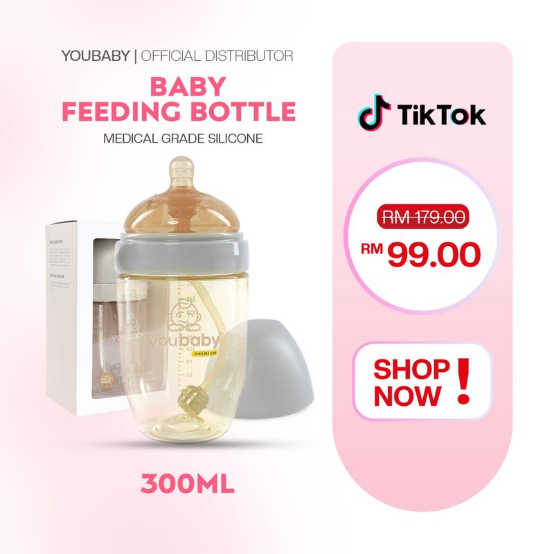 [3in1] Youbaby Botol Susu (300ML) | 1 Set - TikTok Shop Malaysia