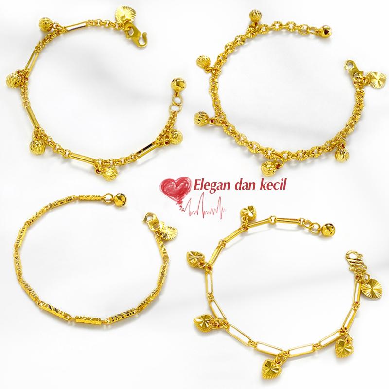 Gelang Fesyen Wanita, Gaya Baru, dengan Tiga Lapisan Penyaduran ...
