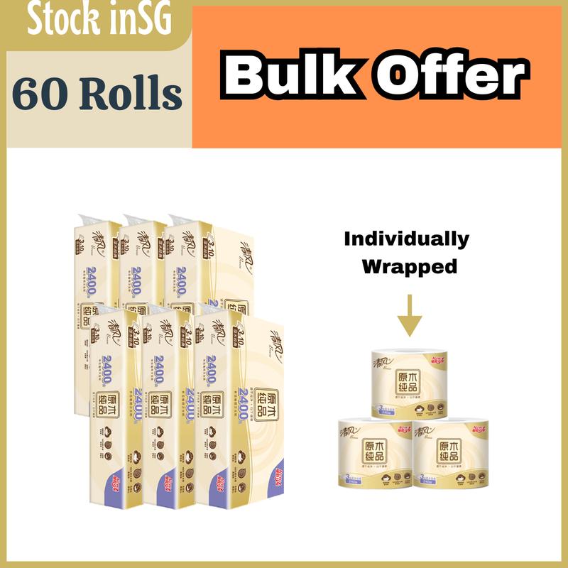 [Bulk Offer] 60 ROLLS Breeze 2400 Tissue Roll - TikTok Shop Singapore