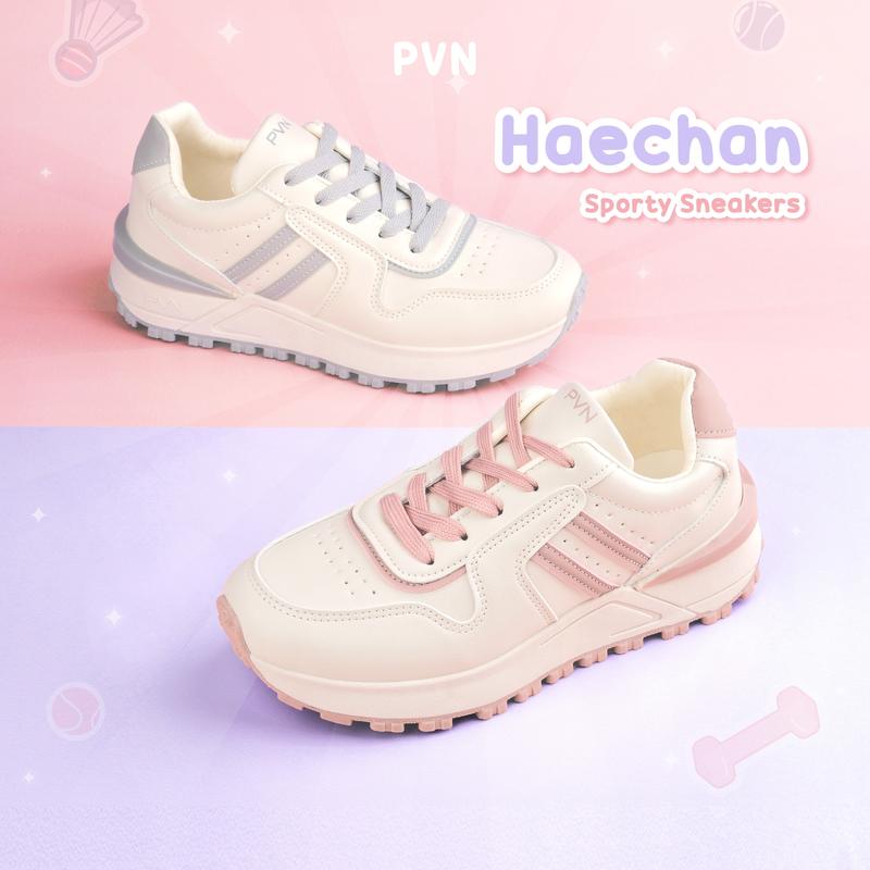PVN Haechan Retro Sneakers Wanita Grey - 503 Shoes - Shop | Tokopedia