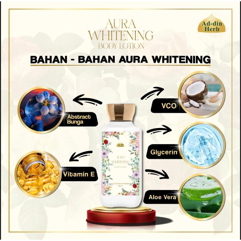 Aura Whitening Lotion / Mandian Aura 7 Bunga Addin Herbs - TikTok Shop ...