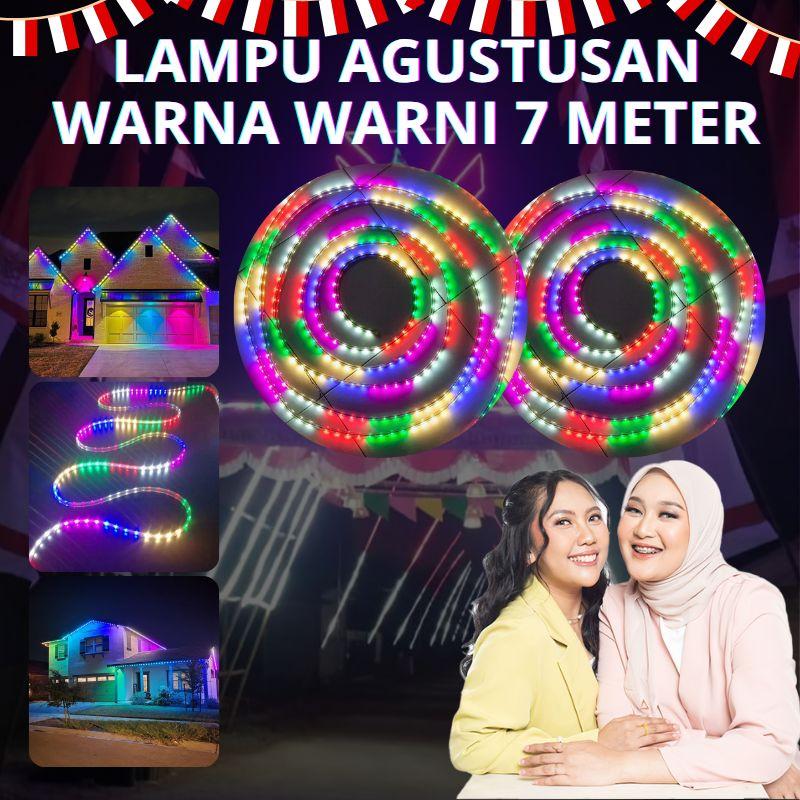 LAMPU LED STRIPS 3528 RGB WARNA WARNI 6WARNA 7meter+ SOCKET - Shop ...