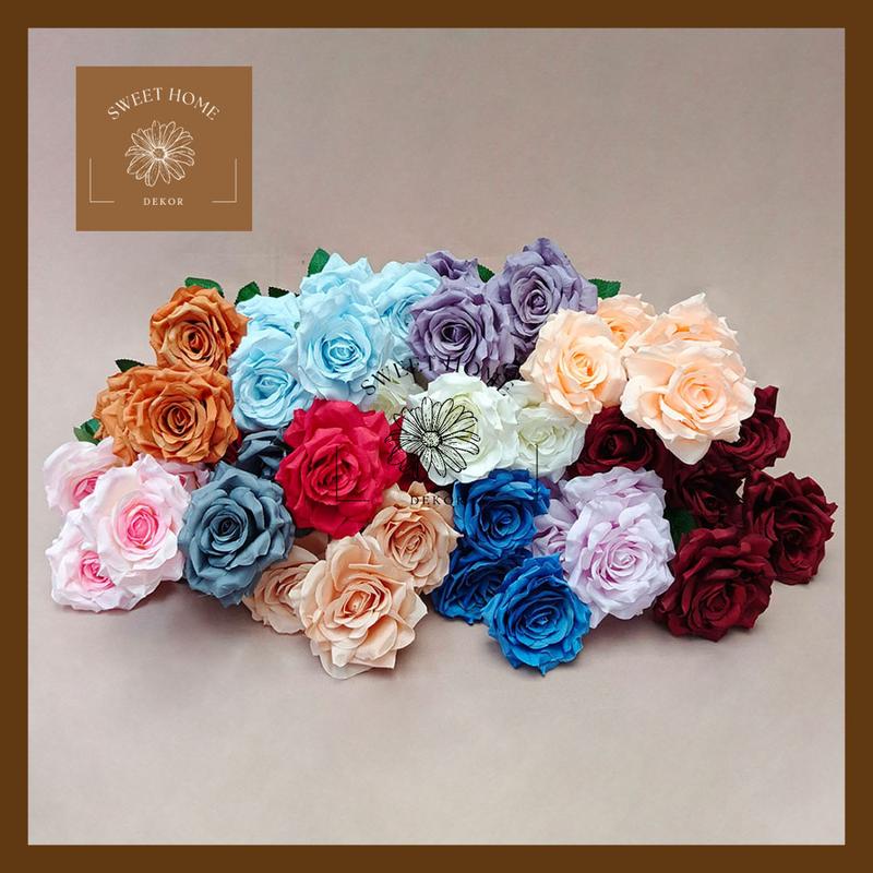Artifical Rose Diamond Bunga Rose Bintang Premium K5 Bunga Mawar Palsu ...