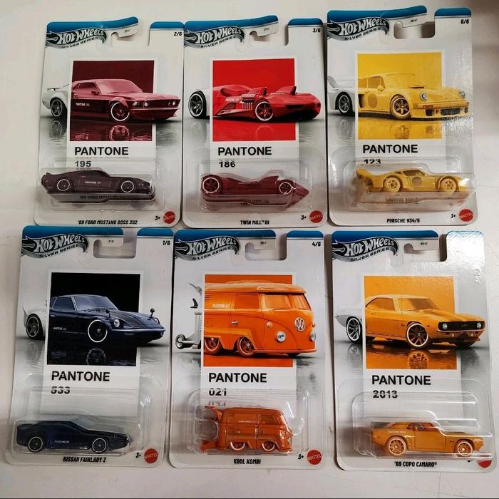 Jual TERBARU!! Hot Wheels Seri Pantone 2025 Porsche, Kool Kombi, Ford ...