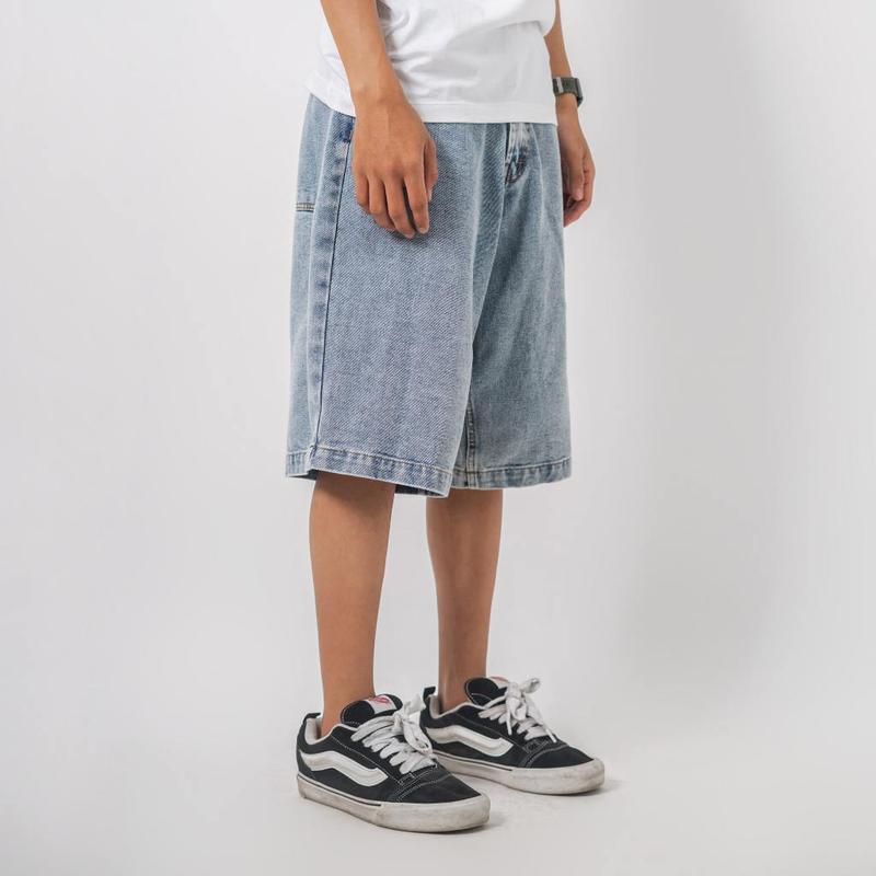 PLAIN Jorts Denim Pants - 13oz - Blue Washed - PLAIN AS DAY - Shop ...