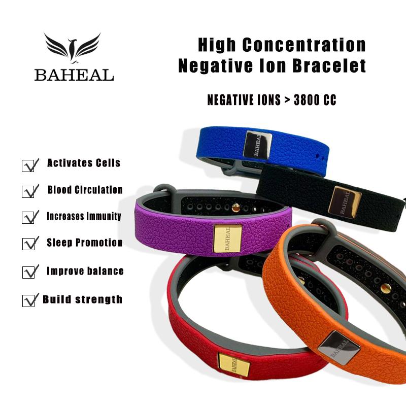 BAHEAL New Negative Ion Enhanced Energy Bracelet, Wireless Radiation ...