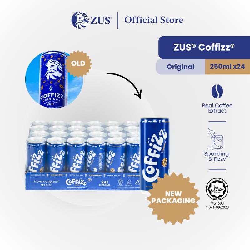 ZUS Coffizz Original - 250ml - 24's (1 can x 24) (RTD Canned - TikTok ...