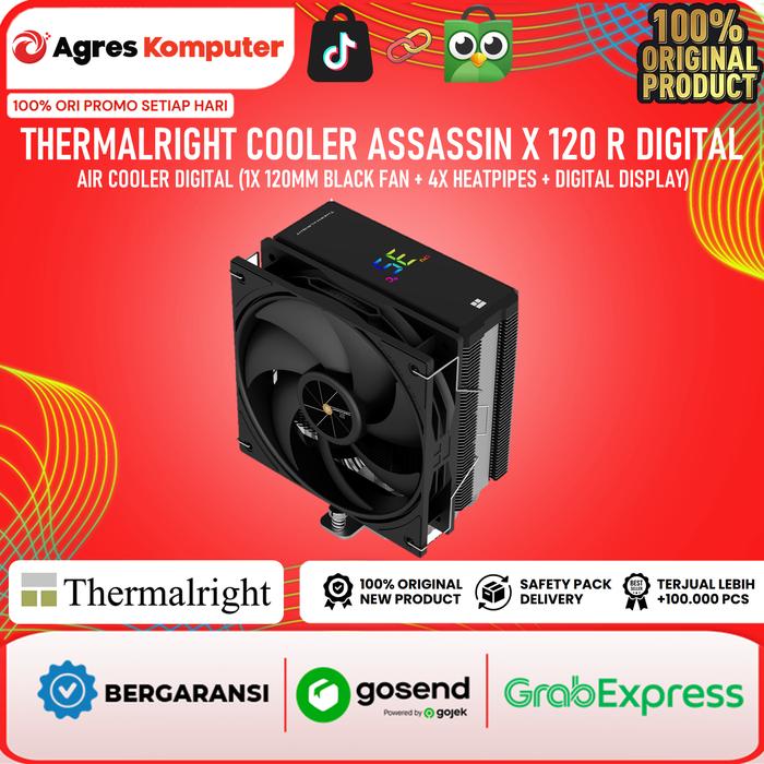 Promo [READY] THERMALRIGHT CPU AIR COOLER ASSASSIN X 120 R DIGITAL (1X ...