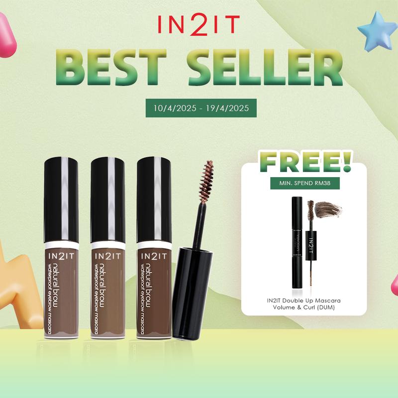 IN2IT Natural Brow Waterproof Eyebrow Mascara 6g (NBM) - TikTok Shop ...