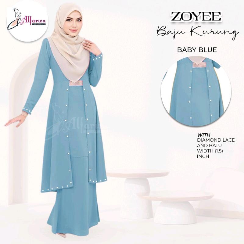 High quality Baju Zoyee long dress front Diemend batu material - TikTok ...