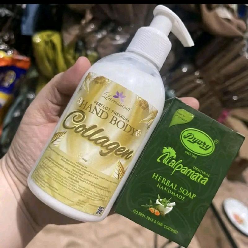HANBODY COLLAGEN (hb collagen+sabun ajaib)Paket Pencerah bod - Shop ...