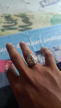 Cincin Singa Adjustable S925 Sterling Silver Resizable Lion Head - Shop ...