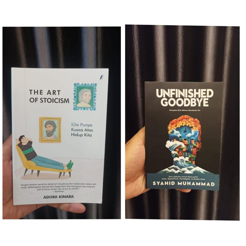 Paket 2 Buku The Art Of Stoicism - Unfinished Goodbye - Shop | Tokopedia