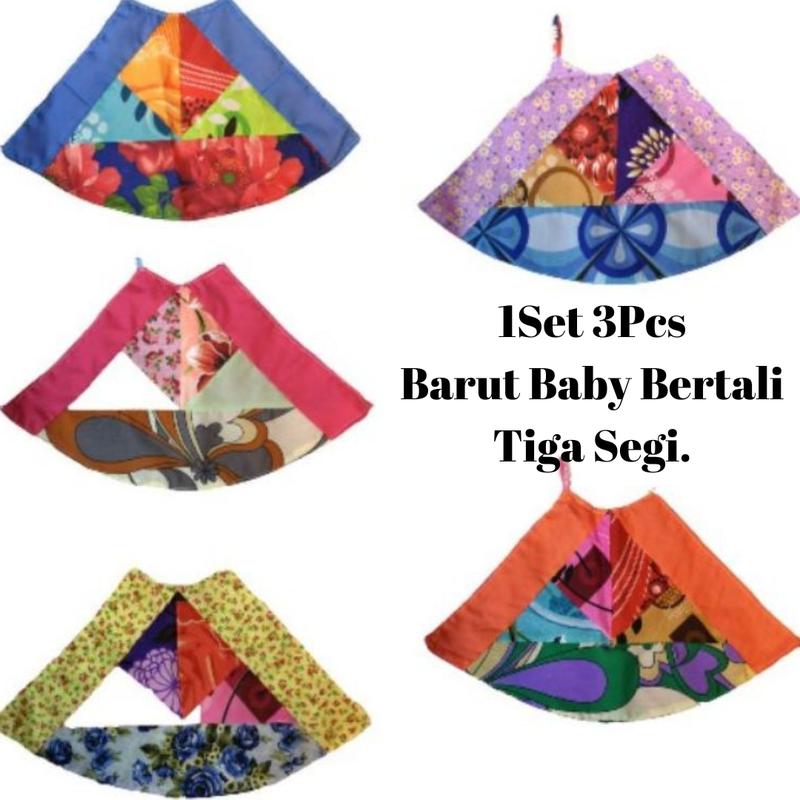 1Set 3Pcs Barut Baby Bertali Tiga Segi Bayi - TikTok Shop Malaysia