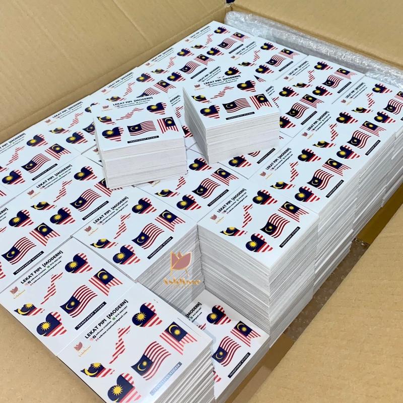 BORONG Merdeka Sticker Pipi Muka Cute Bendera Malaysia MURAH - TikTok ...