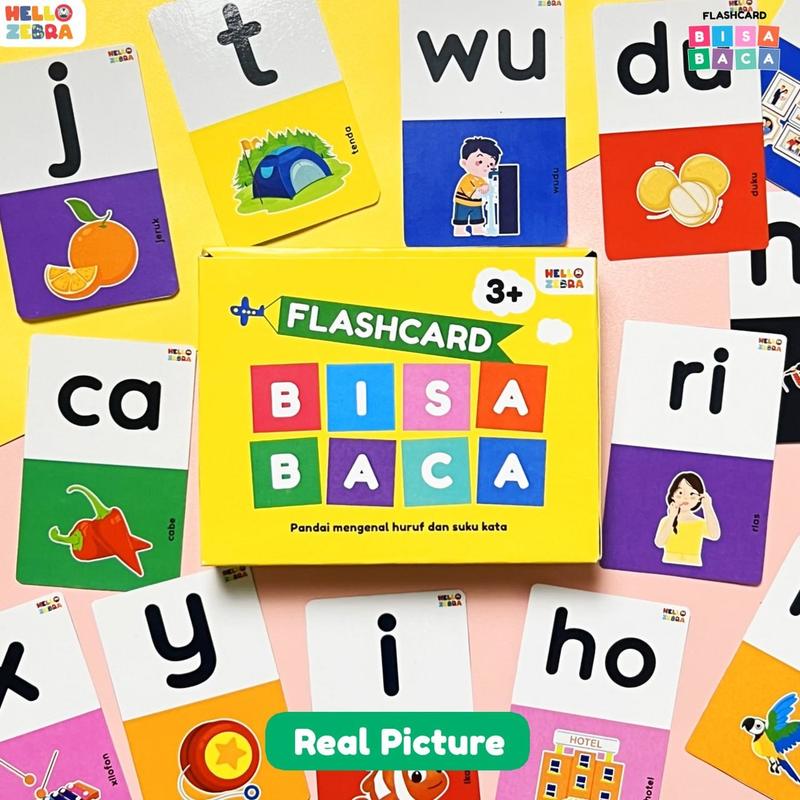 Flashcard Bisa Baca Hello Zebra - Shop | Tokopedia