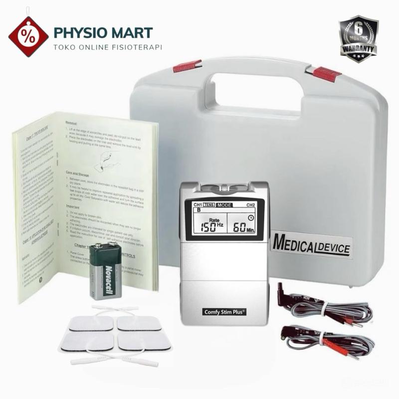 Comfy Stim Plus Tens +Ems / Nmes 2 Channel Fisioterapi - Shop | Tokopedia