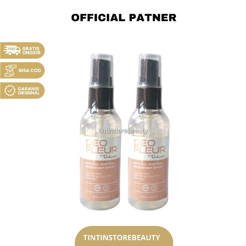 TERBINAR Deo Fleur Natural Deodorant Spray Bpom Untuk Bau Ketiak Wangi ...