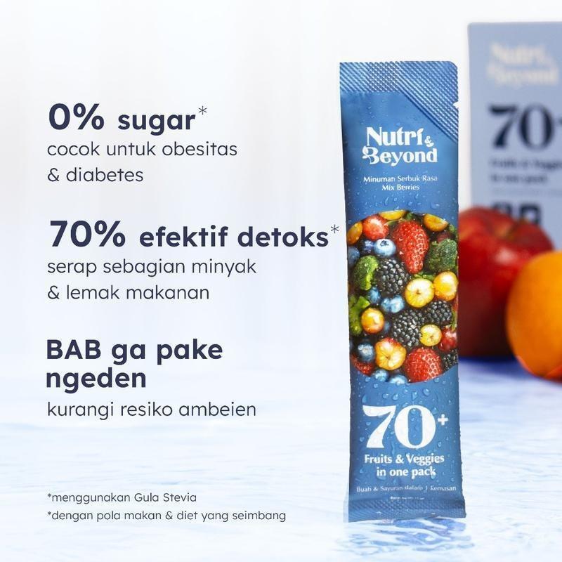 Nutri & Beyond Fiber Drink dengan Buah dan Sayur Rasa Mixberry - Shop ...