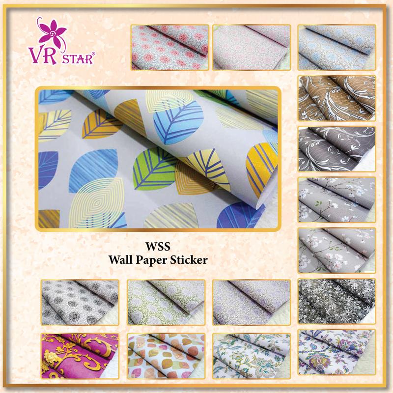 VR Star Wallpaper Sticker 45cm X 7meter per roll mudah dilekatkan ...
