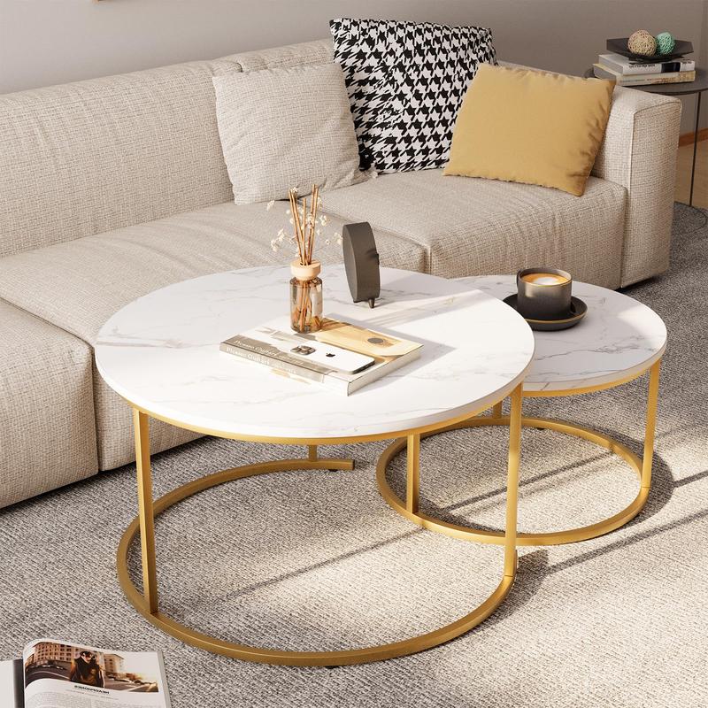 2M RCT ROUND COFFEE TABLE / MEJA KOPI BULAT - TikTok Shop Malaysia