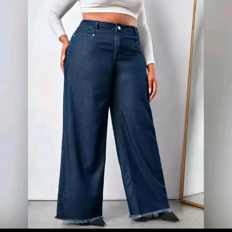 PLUS SIZE PLAZU FOR LADIES SIZE 38-48 DENIM JEANS LONG PANT PREMIUM ...