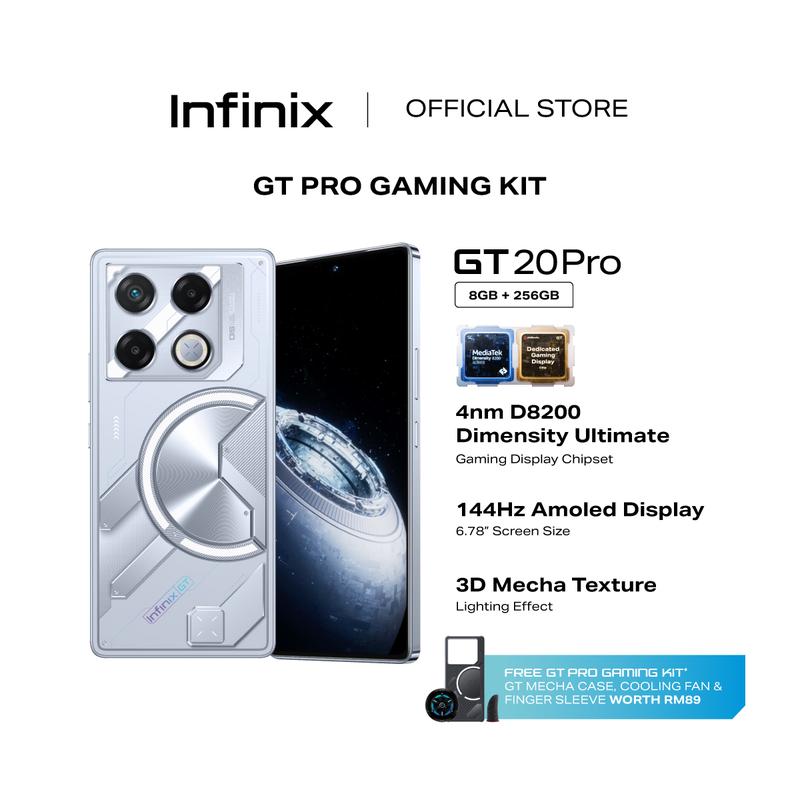 Infinix GT20 PRO 256GB+8GB (UP TO 16GB) MediaTek D8200 4nm + - TikTok ...