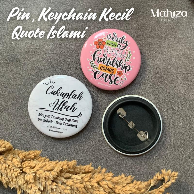 PBQ1 Quote Islami | Keychain | pin button | pin kata-kata | - Shop ...