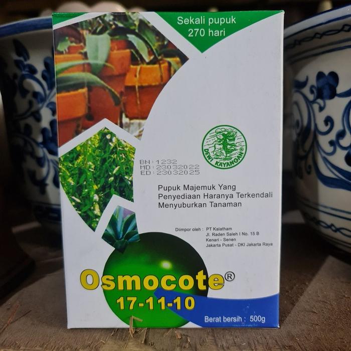 Jual Pupuk Osmocote 17 11 10 500 Gram Kemasan Pabrik Pupuk Dekastar ...