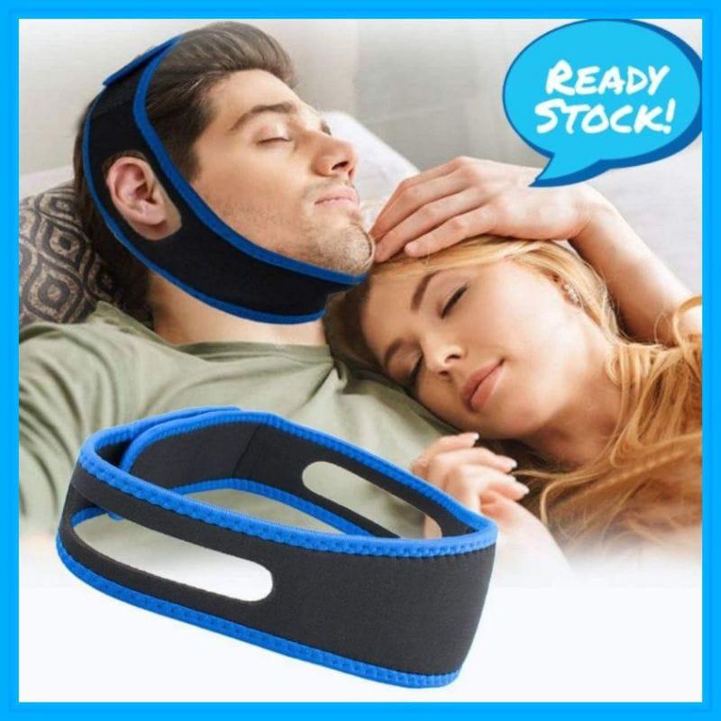 Adjustable Stop Snoring Chin Strap Anti Snore Belt Apnea Stopper ...