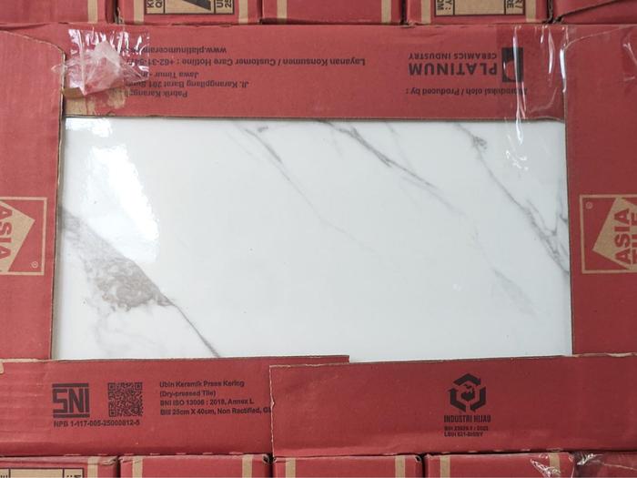 Jual Asia Tile Everest Grey-Ubin keramik dinding Bermotif Warna abu-abu ...