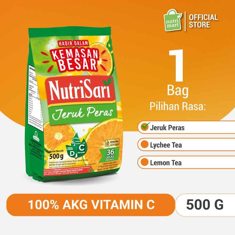 NutriSari Refill 500g (Jeruk Peras / Lemon Tea / Lychee Tea) - Shop ...
