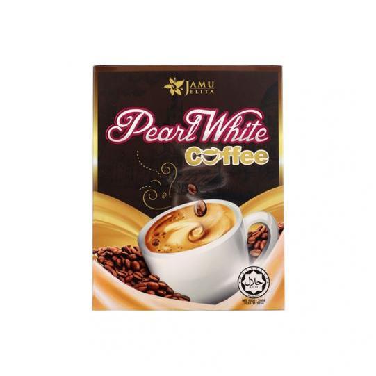 JAMU JELITA Pearl White Coffee 10s (Kotak) Kopi Arabica Susu Kambing ...
