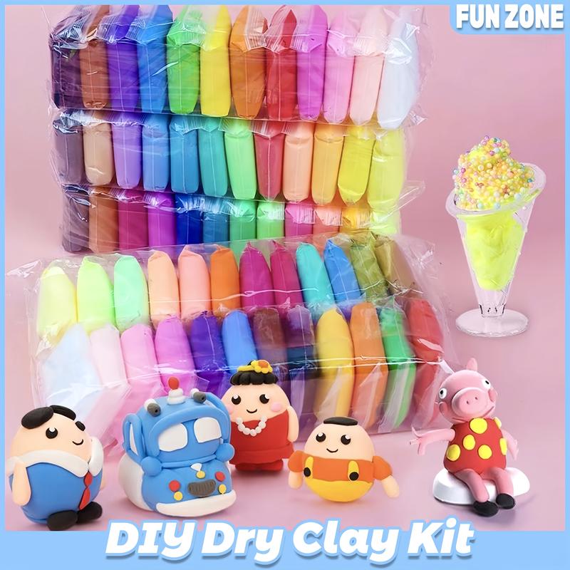 12/24/36 Colors ultra light air dry clay set, diy dry clay - TikTok ...