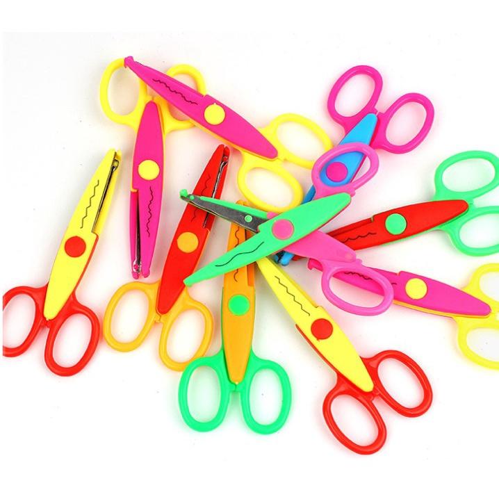 (1 Piece) MILANDO Kid DIY Scissor Children Lace Cutting Pape - TikTok ...