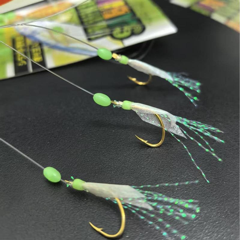 SABIKI UKIUKI BEARD FISHING HOOK Luminous Effect Mata Kail Memancing ...