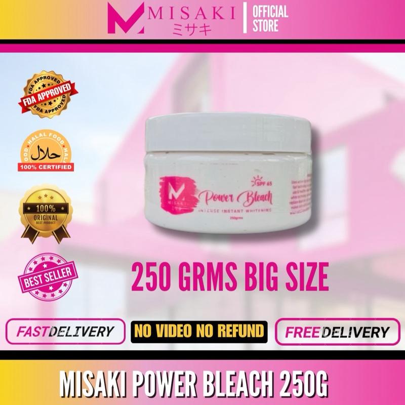 Misaki Power Bleach 250grms Whitening and Body Care Cream Skin - TikTok ...