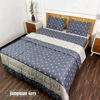 Jual Set bed cover home made motif jumputan - Abu, 180x200x20 - Kab ...
