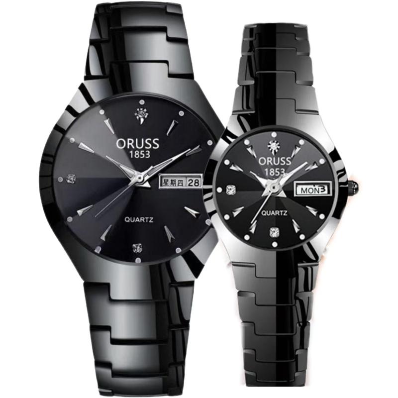 Jam Tangan Keluli Tahan Karat Pasangan, ORUSS, Asli, Kalenda - TikTok ...