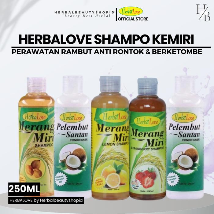 Promo Herbalove Shampoo Kemiri Penumbuh Rambut Merang 250ML Herbalove ...